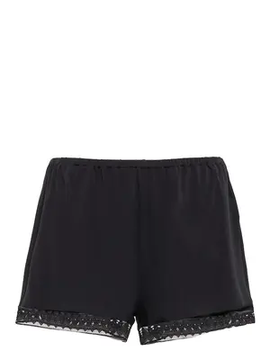 ERES Sylvie Lace-trimmed Shorts - Black
