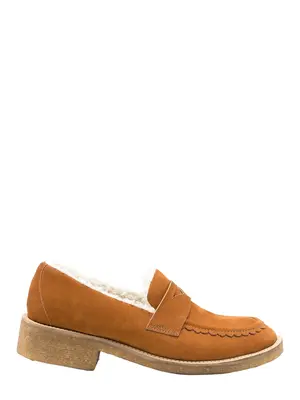 STUDIO CHOFAKIAN Sarah Chofakian Pullman Shearling-Trimmed Loafers