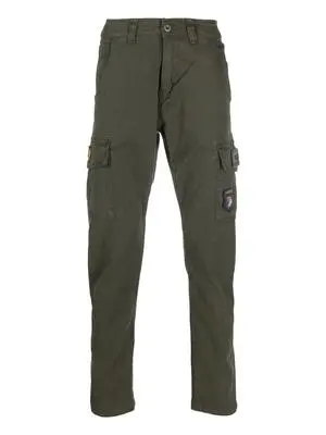 Alpha Industries Logo Patch Cargo Trousers - Grey