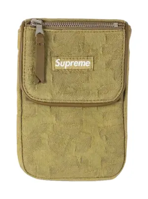 Supreme Jacquard Neck Pouch - Green
