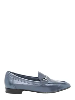 STUDIO CHOFAKIAN Siena Leather Loafers - Blue