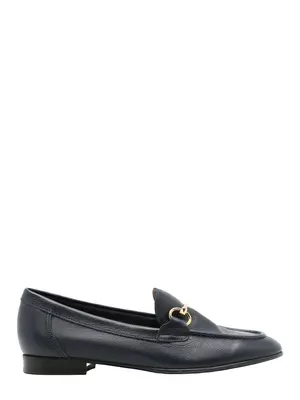STUDIO CHOFAKIAN Siena Leather Loafers - Blue