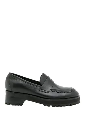 STUDIO CHOFAKIAN Sarah Chofakian Holly Leather Penny Loafers