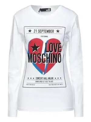Moschino T-shirt In Cotton And Elastane - White