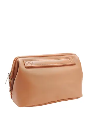 BUMBLEBELLA BY JILL MARTIN Vegan Faux Leather Toiletry Bag - One-color