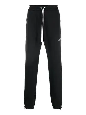 Amiri Logo-embroidered Track Pants - Black