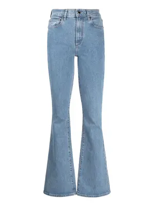LE JEAN Remy High-waisted Flare Jeans - Blue