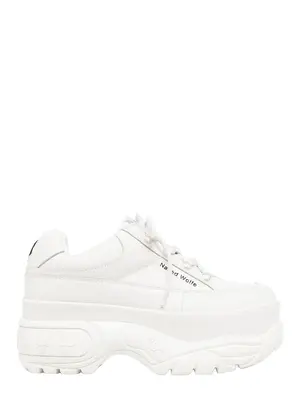 NAKED WOLFE Sporty Platform Sneakers - White