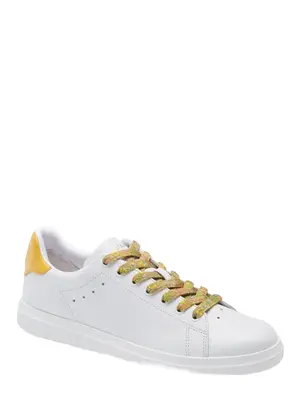 Tory Burch Tory Burch Howell Court Sneaker Titanium White / Goldfinch