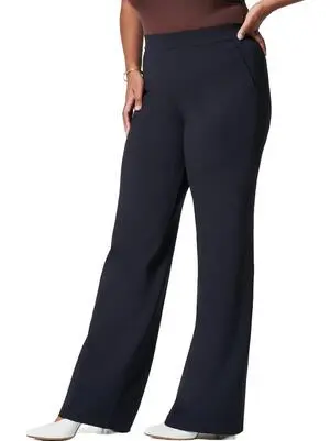 Spanx SPANX® Perfect Fit Ponte Wide Leg Trousers Classic Navy