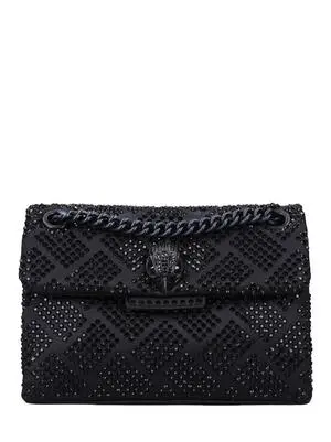 Kurt Geiger Kurt Geiger London Mini Kensington Embellished Crossbody Bag Black
