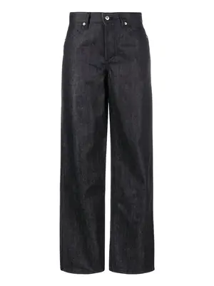 JIL SANDER High-waisted Straight-leg Jeans - Blue