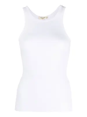 Rag & Bone Ribbed Tank Top - White