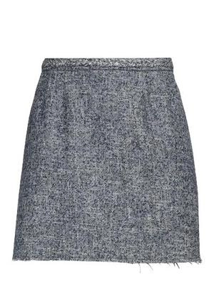 Red Valentino Mini Skirt Size Cotton, Acrylic, Polyester, Wool, Polyamide - Blue