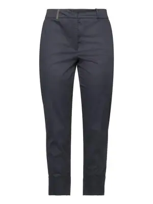 Peserico Tapered High-Waisted Pants Midnight Blue
