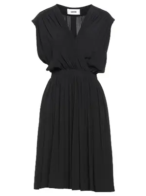 GRIFONI GRIFONI Flared Midi Dress Black