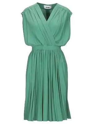 GRIFONI GRIFONI Flared Midi Dress Green