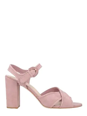 TOD'S Leather Sandals Pink