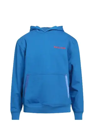 JUST DON Cotton French Terry Hoodie - Blue