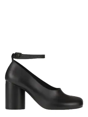 MAISON MARGIELA Rubber Pumps With Buckle-Fastening Ankle Strap Black