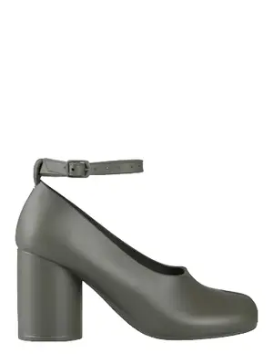 MAISON MARGIELA Rubber Pumps With Buckle-Fastening Ankle Strap Green