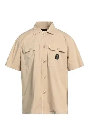 Deus Ex Machina Man Shirt Sand Size S Cotton, Elastane Beige