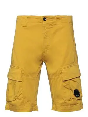 C.P. COMPANY Cotton-blend Cargo Shorts - Yellow