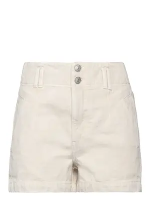 MARANT ETOILE MARANT ÉTOILE High Waisted Denim Shorts Beige