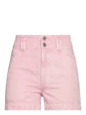 MARANT ETOILE MARANT ÉTOILE High Waisted Denim Shorts Pink