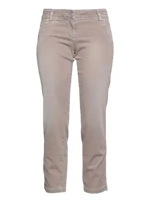 JACOB COHЁN Straight-Leg Jeans In Cotton And Elastane Beige