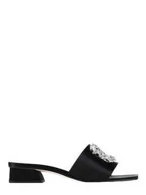 ROGER VIVIER ROGER VIVIER Textile Sandals Black