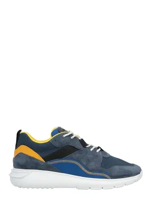 Hogan Low-Top Sneakers With Cleated Rubber Sole Slate Blue