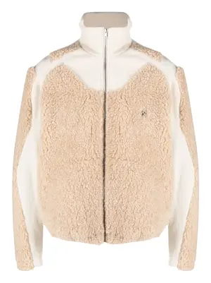 GMBH Ercan Zip-up Jacket - Neutrals
