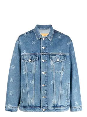 MARTINE ROSE Martine Rose Motif-Print Denim Jacket