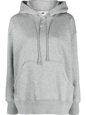Nike Oversized Mélange Hoodie - Grey