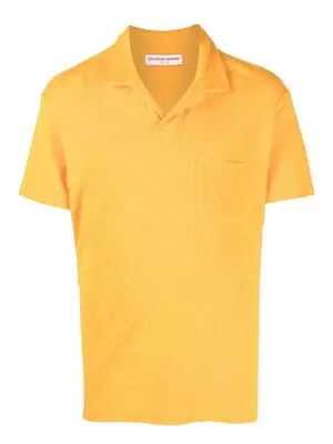 Orlebar Brown Solid-color Polo Shirt - Orange
