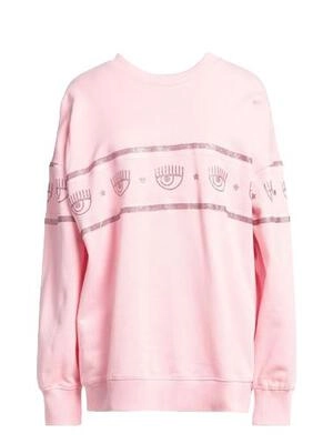 CHIARA FERRAGNI Cotton Sweatshirt - Pink