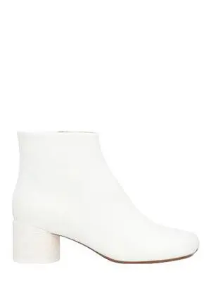 MAISON MARGIELA Ankle Boots In Leather - Off White