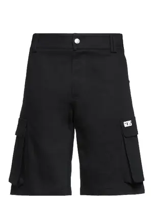 Gcds Cotton Cargo Shorts - Black