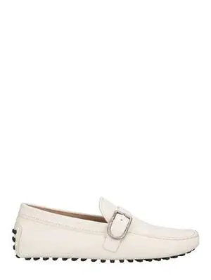 TOD'S TOD'S Ivory Leather Loafers White