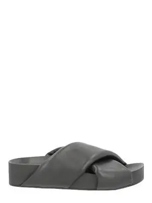 JIL SANDER Sandals Soft Leather - Black