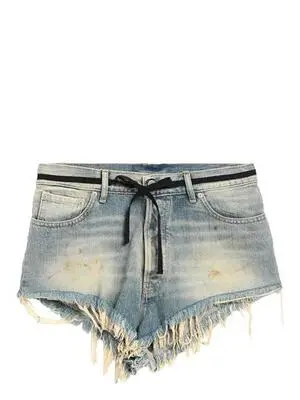 MAISON MARGIELA Denim Hot Pants - Blue