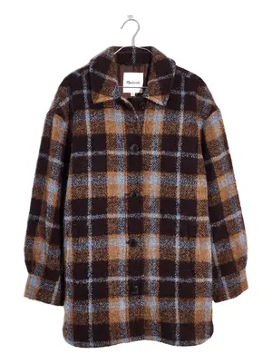 Madewell Belrose Plaid Shirt Jacket - Devon Plaid Forage