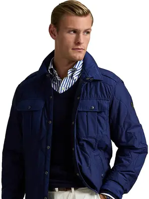 Ralph Lauren Ralph Lauren Quilted Shirt Jacket Newport Navy