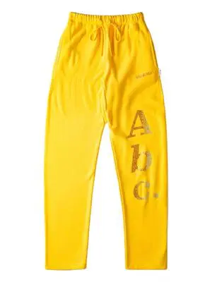 SWAROVSKI Advisory Board Crystals Objects Displaced Refraction Sweatpants - Yellow