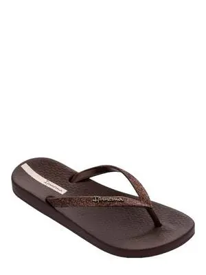 Ipanema Ipanema Ana Sparkle Flip Flop Brown