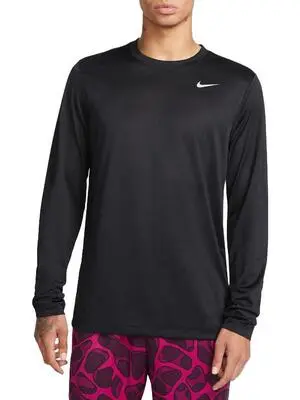 Nike Nike Legend Long-Sleeve Dri-FIT Training T-Shirt Black/matte Silver