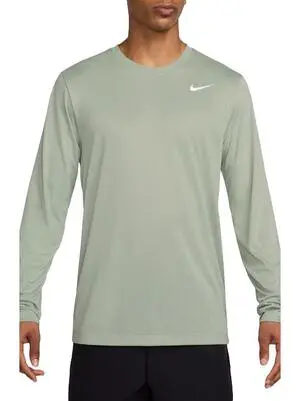 Nike Nike Legend Long-Sleeve Dri-FIT Training T-Shirt Jade Horizon/white