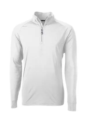 Cutter & Buck Cutter & Buck Adapt Knit Quarter Zip Pullover White