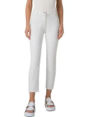 Akris Maru Tapered Leg Jeans - Cream